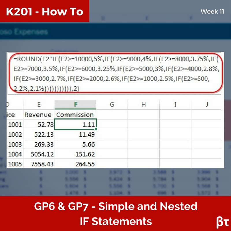 Bloomington Tutors - Blog - K201 - GP6 and GP7 - IF Statements - Simple ... Bloomington Tutors - Blog - K201 - GP6 and GP7 - IF Statements - Simple ...